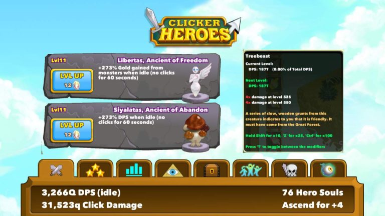 Clicker Heroes on Steam: How to Back Up Your Progress with Cloud and ...